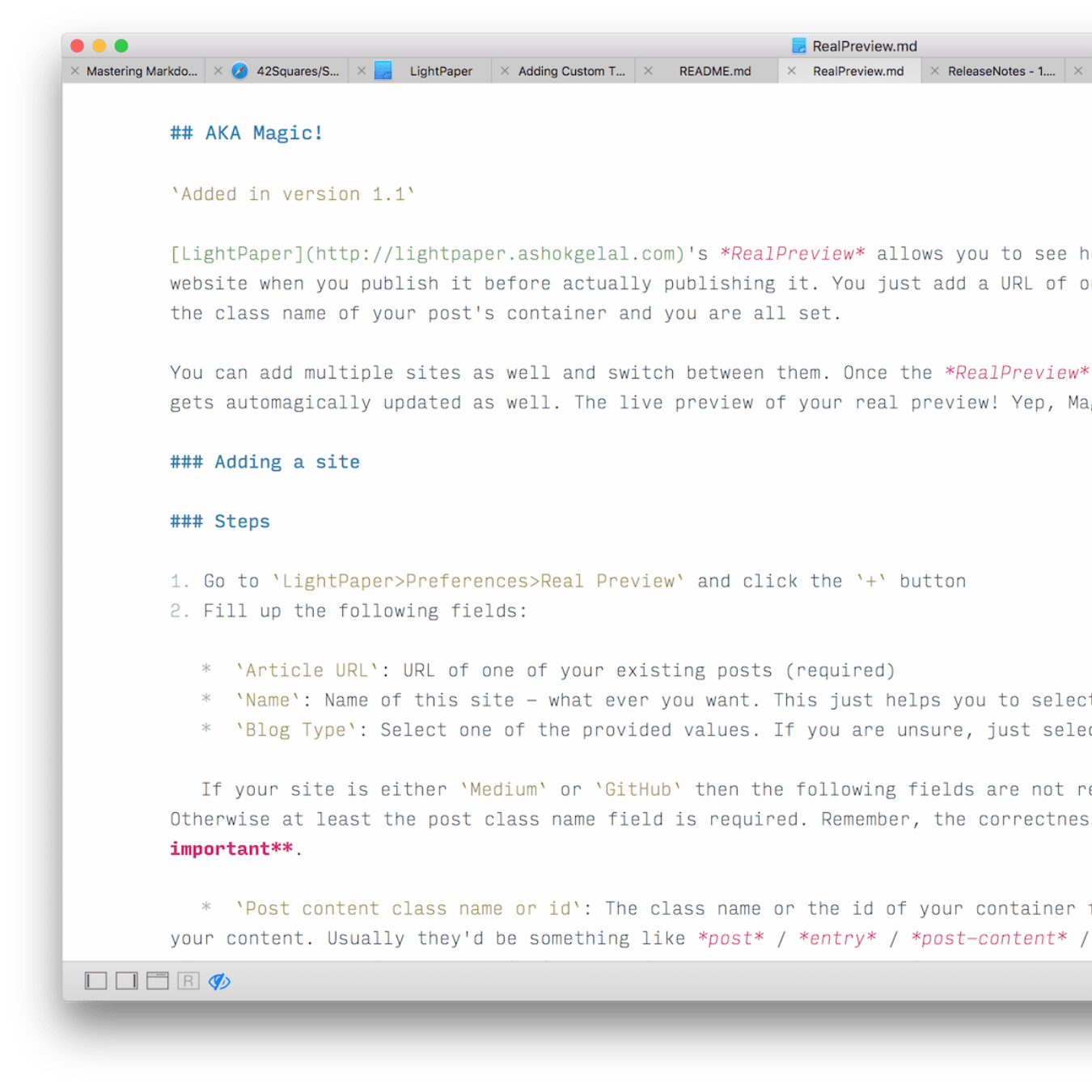 Lightpaper 1 4 Markdown Editor Coolrfile